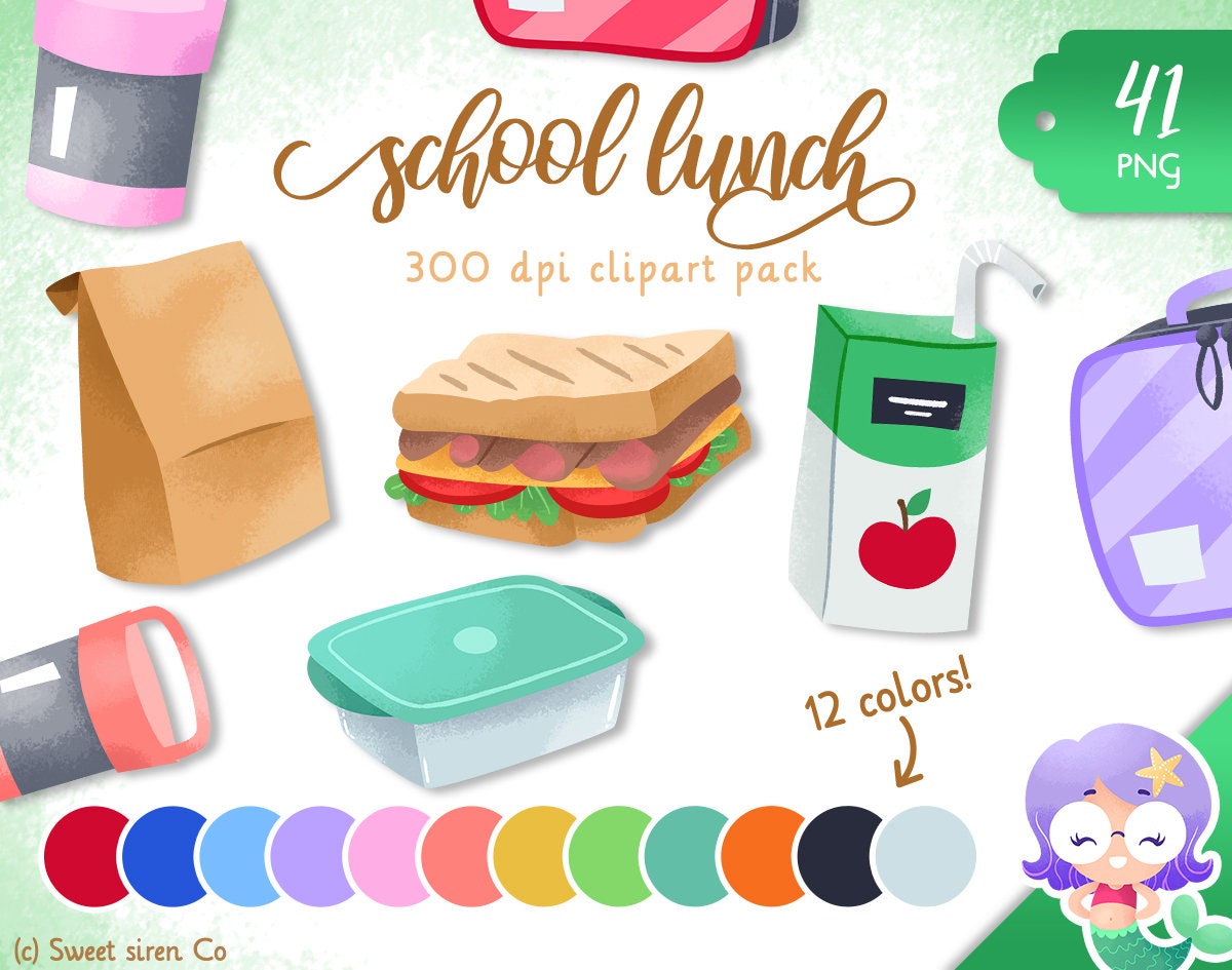 School Lunch Clipart