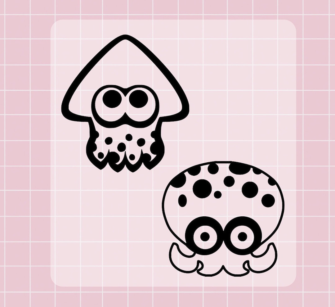 Splatoon Octo/squid Vinyl Decal - Etsy