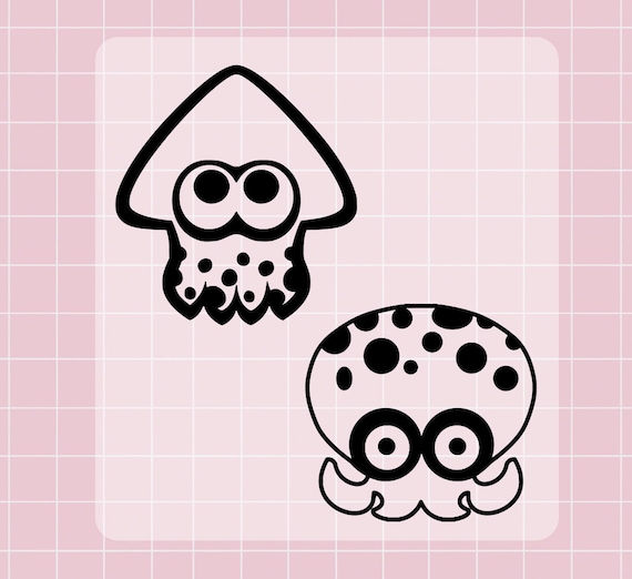 Splatoon Octo/squid Vinyl Decal | Etsy