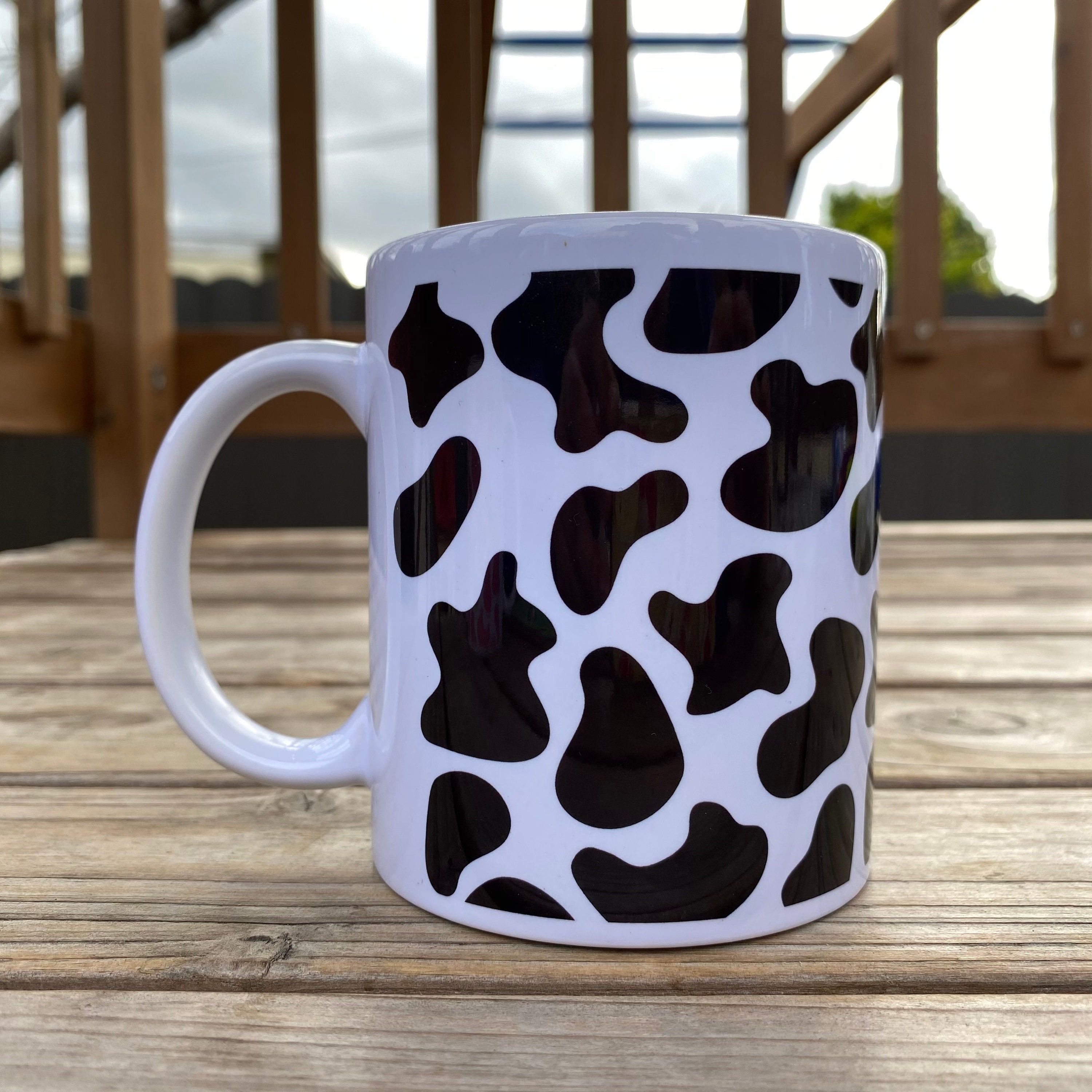 Cow Print Mug - Etsy