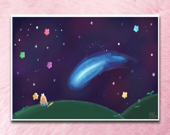 Rosalina Stained Glass Luma Super Mario Galaxy SVG and PGN Outline and ...