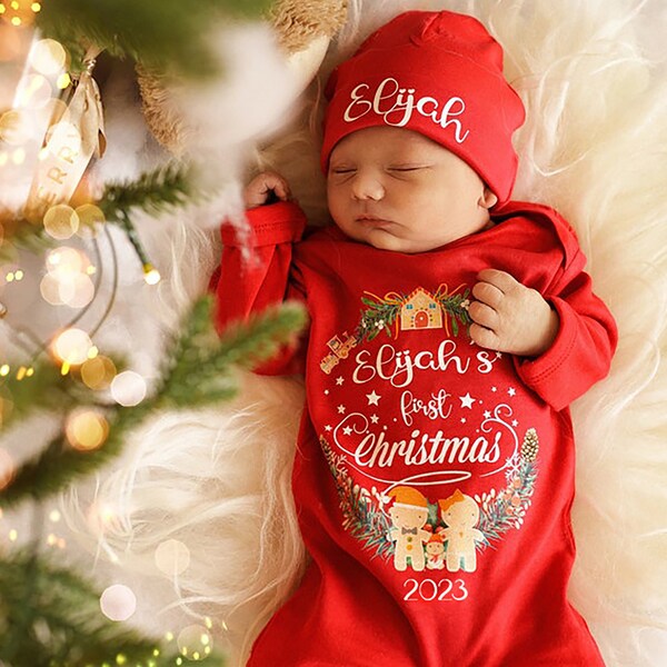 Baby Girl First Christmas Outfit - Etsy