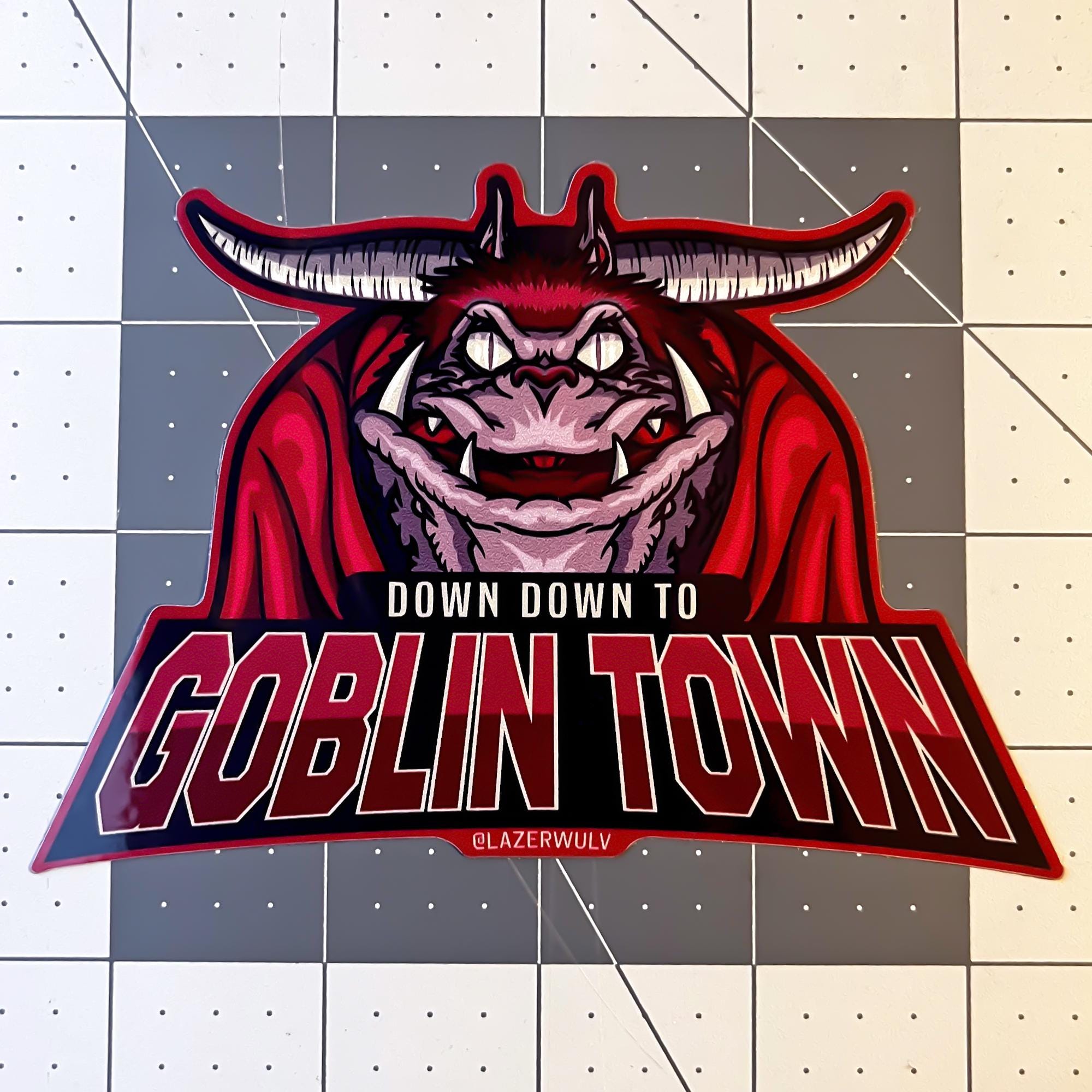 The Hobbit Goblin Town 4x3 Vinyl Decal - Etsy