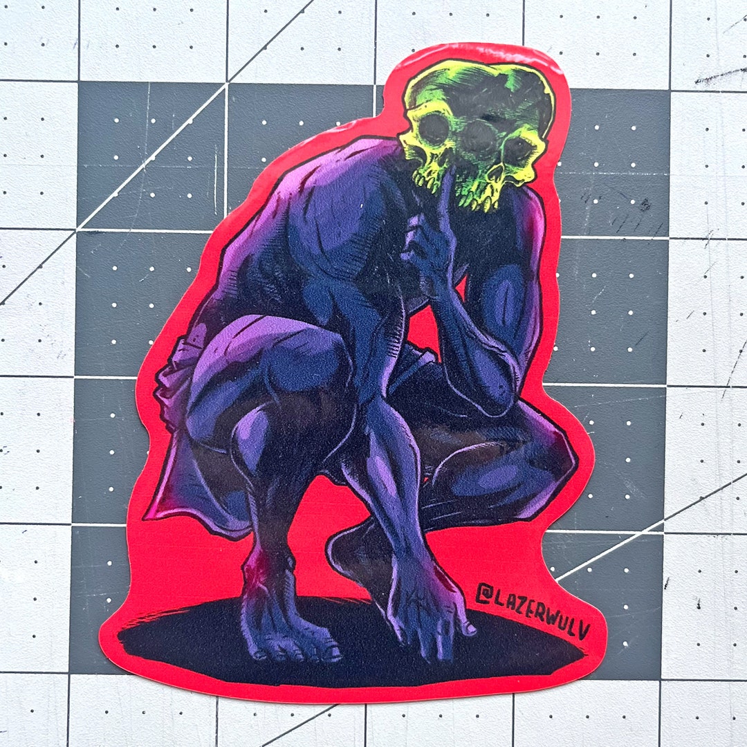 Skeletor Diecut Sticker - Etsy