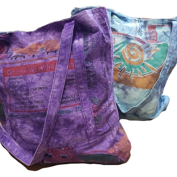 Upcycled Tote Bag Rice - Etsy