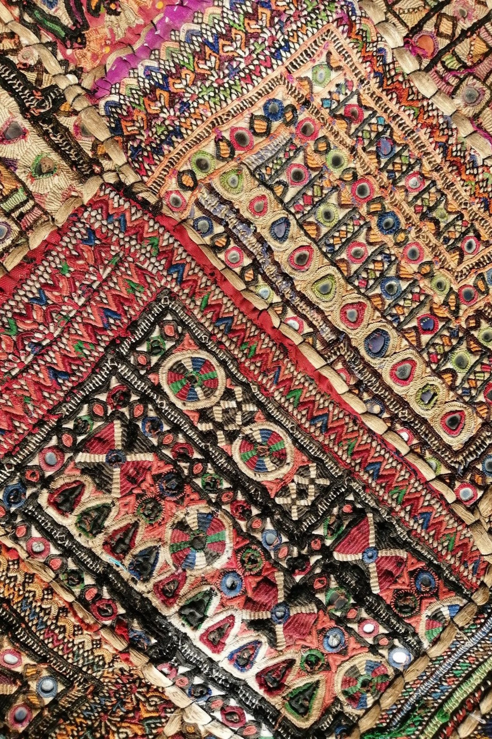 Vintage Jat Patchwork Embroidery - Etsy