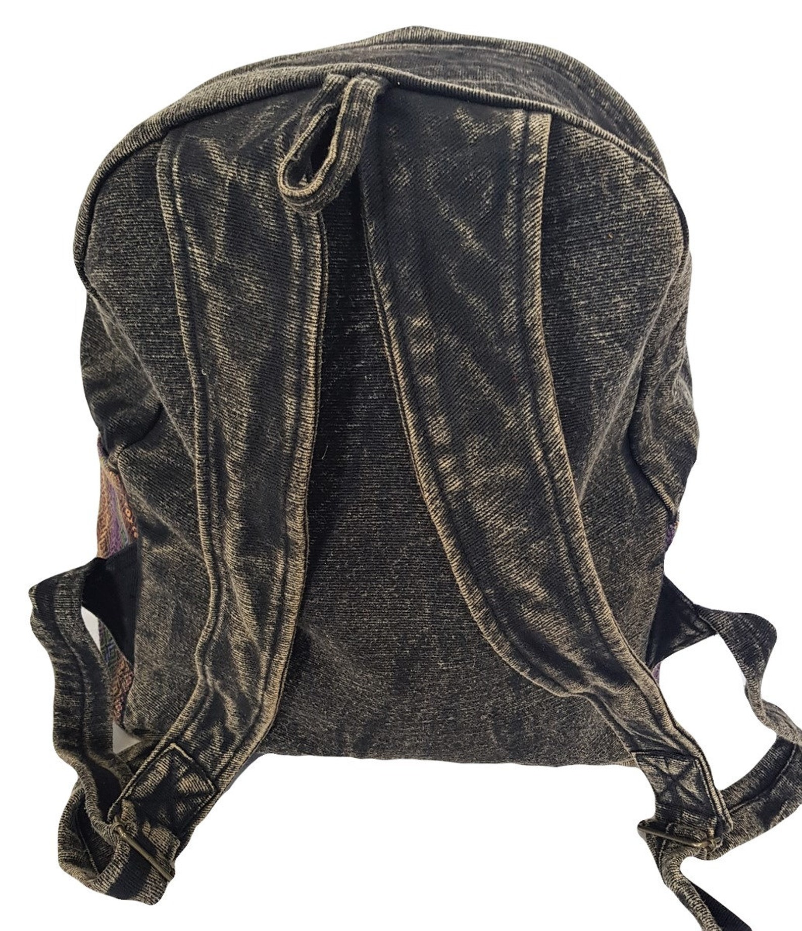 Fairtrade Stonewash Cotton Mandala Backpacks - Etsy
