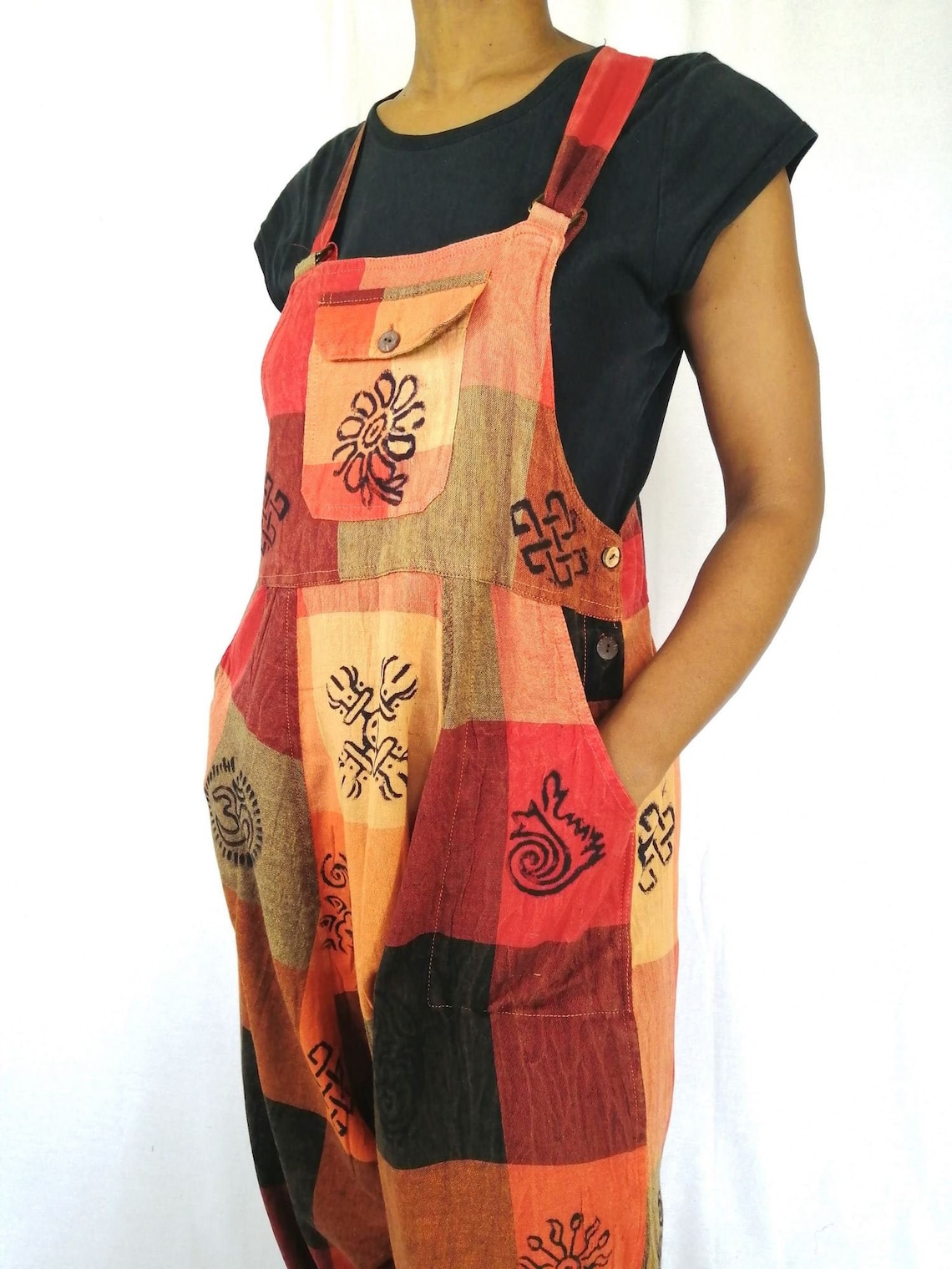 Fair Trade Fake Patch Nepalese Cotton With Hand Blockprint - Etsy