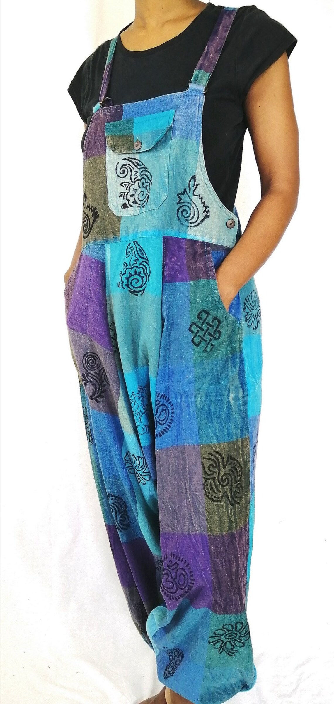 Fair Trade Fake Patch Nepalese Cotton With Hand Blockprint - Etsy