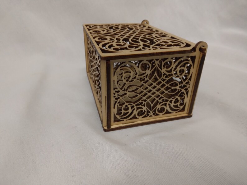 Wooden Laser Cut Stash Box - Etsy