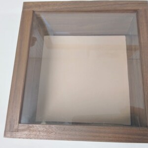 Solid Walnut Shadow Box / Display Case - Etsy