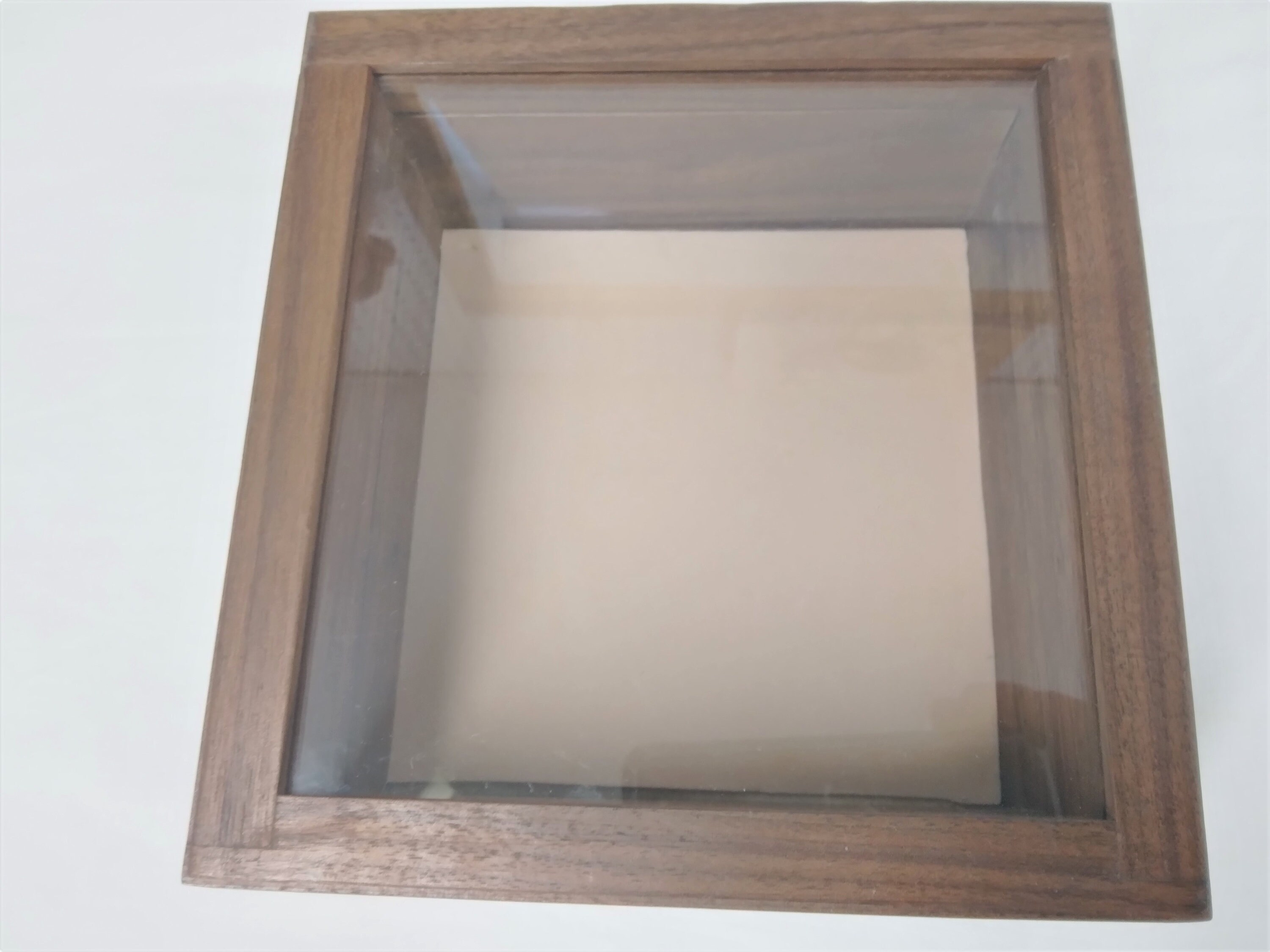 Solid Walnut Shadow Box / Display Case - Etsy