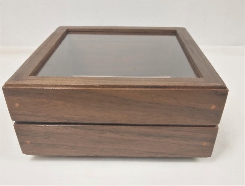 Solid Walnut Shadow Box / Display Case - Etsy