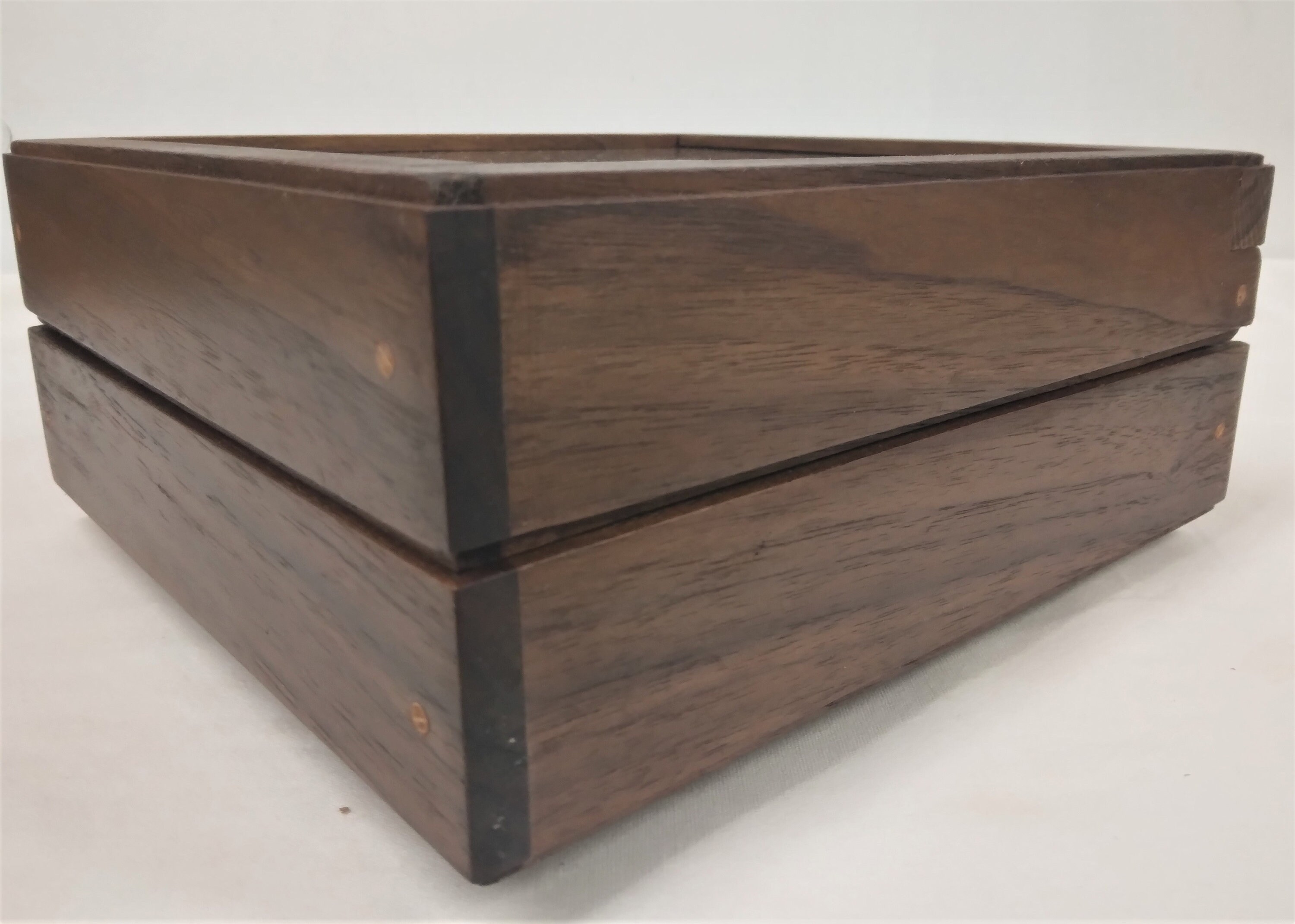 Solid Walnut Shadow Box / Display Case - Etsy