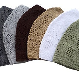Muslim Prayer Cap for Man Turkish Knitting Cap 100% Cotton - Etsy