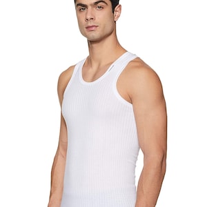 Men's Inner Wear Solid Vest Cotton Comfortable Design - Etsy