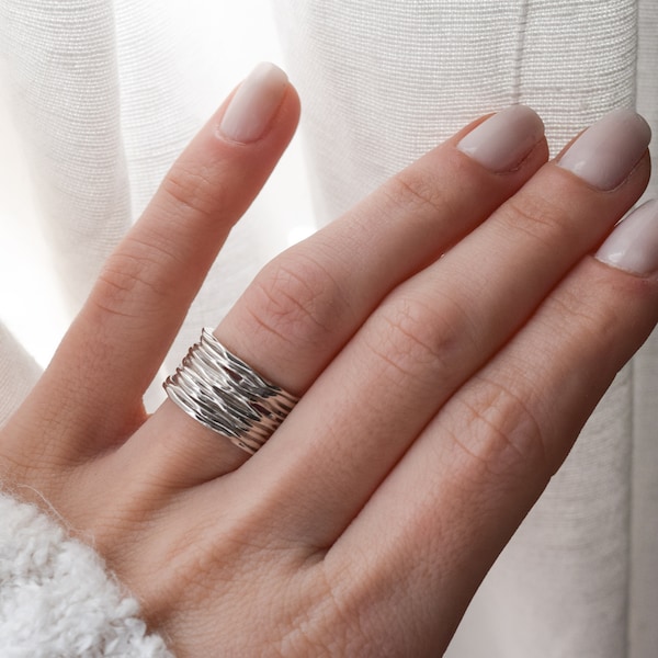 Textured Ring - Etsy