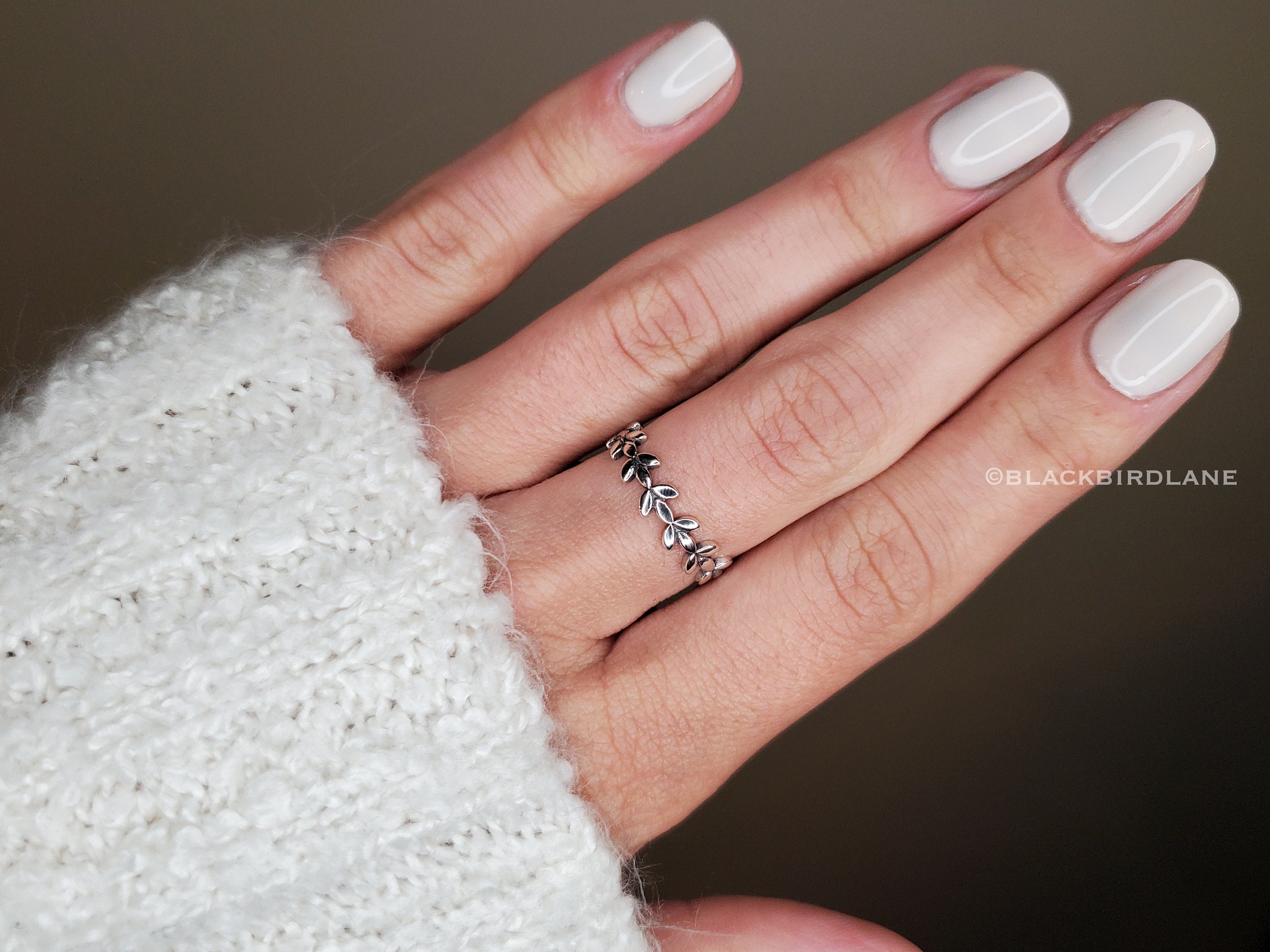 Simple Leaf Ring Sterling Silver Statement Ring Leaf Ring | Etsy