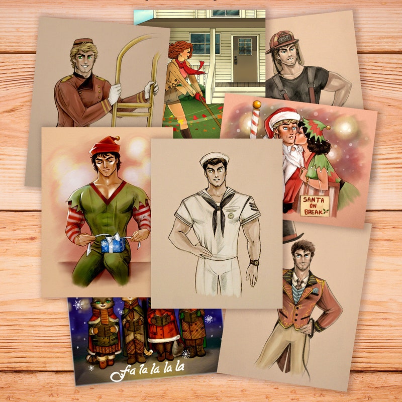 Vintage Male Pin up Art - Etsy