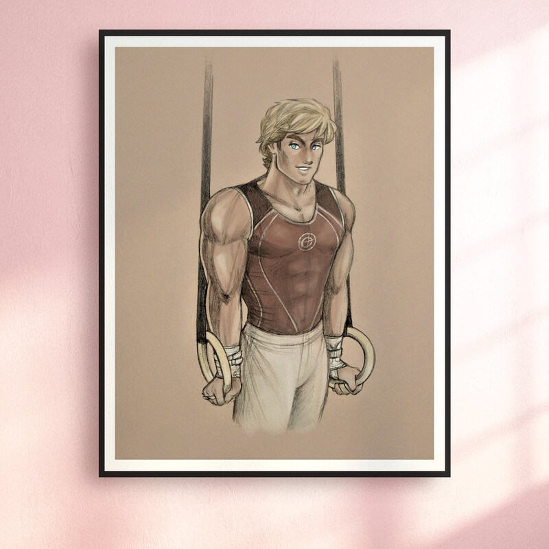 Vintage Male Pin up Art - Etsy