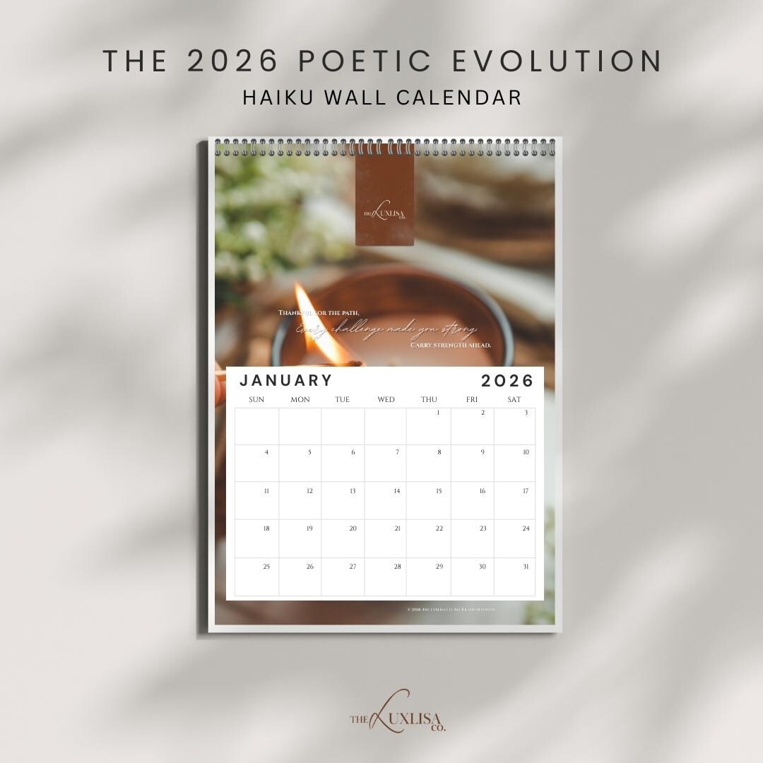 The 2026 Poetic Evolution: Haiku Wall Calendar - Etsy