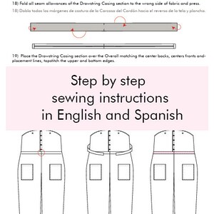BIB OVERALL PDF Sewing Pattern and Tutorial in Sizes Xxs-5xl, Long and ...