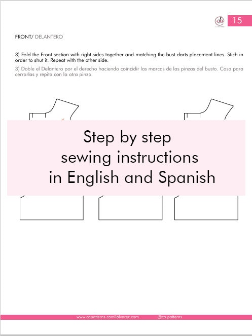 Pleated Jumpsuit PDF Sewing Pattern and Tutorial, Short Length Romper With Belt, Short Sleeve ...