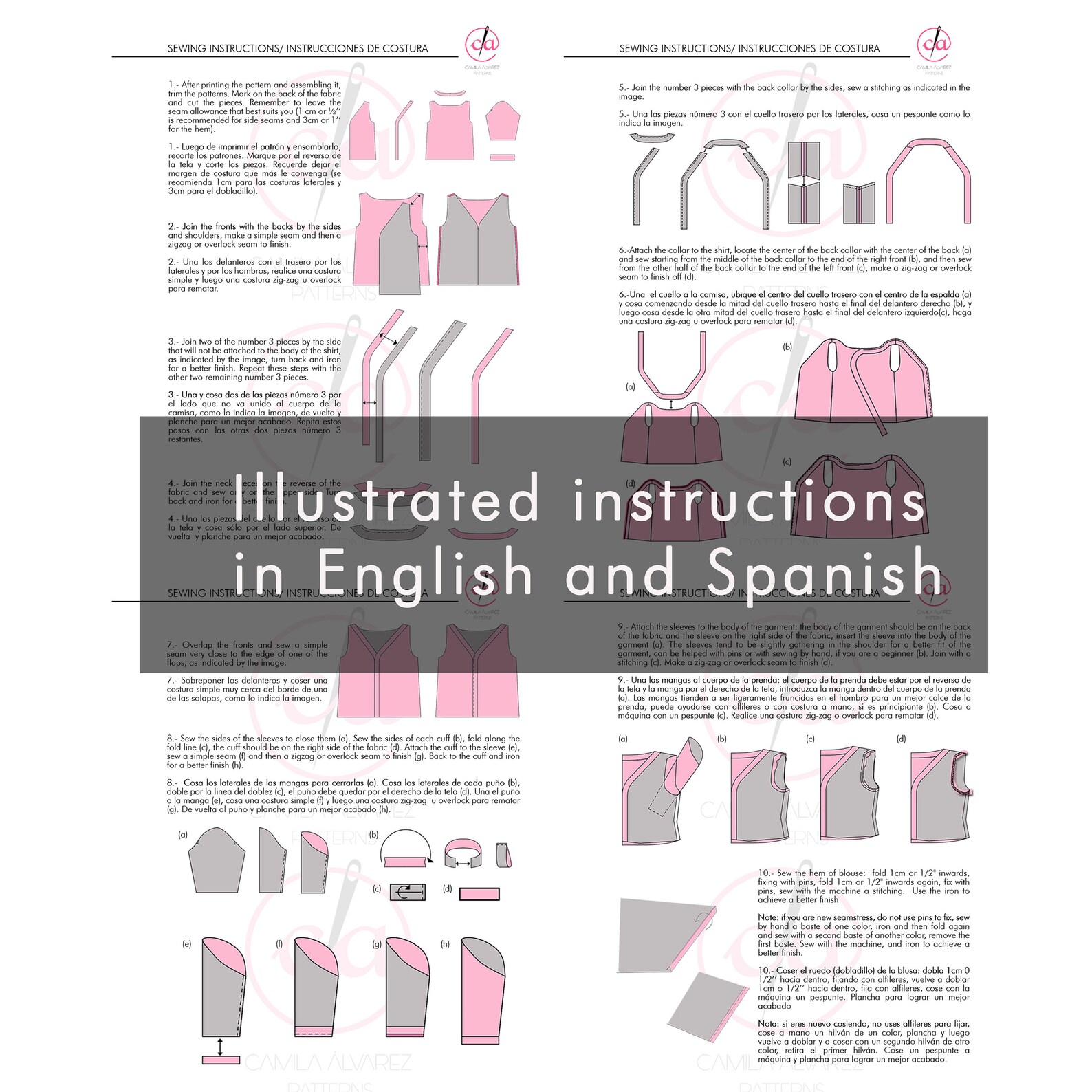 Jacket PDF Sewing Pattern Asymmetric Zipper Jacket - Etsy