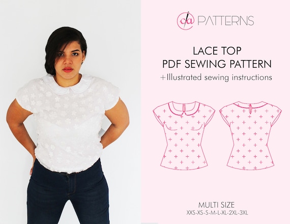 Peter Pan Collar Shirt Sewing Pattern The Little Sewist: Notched Peter