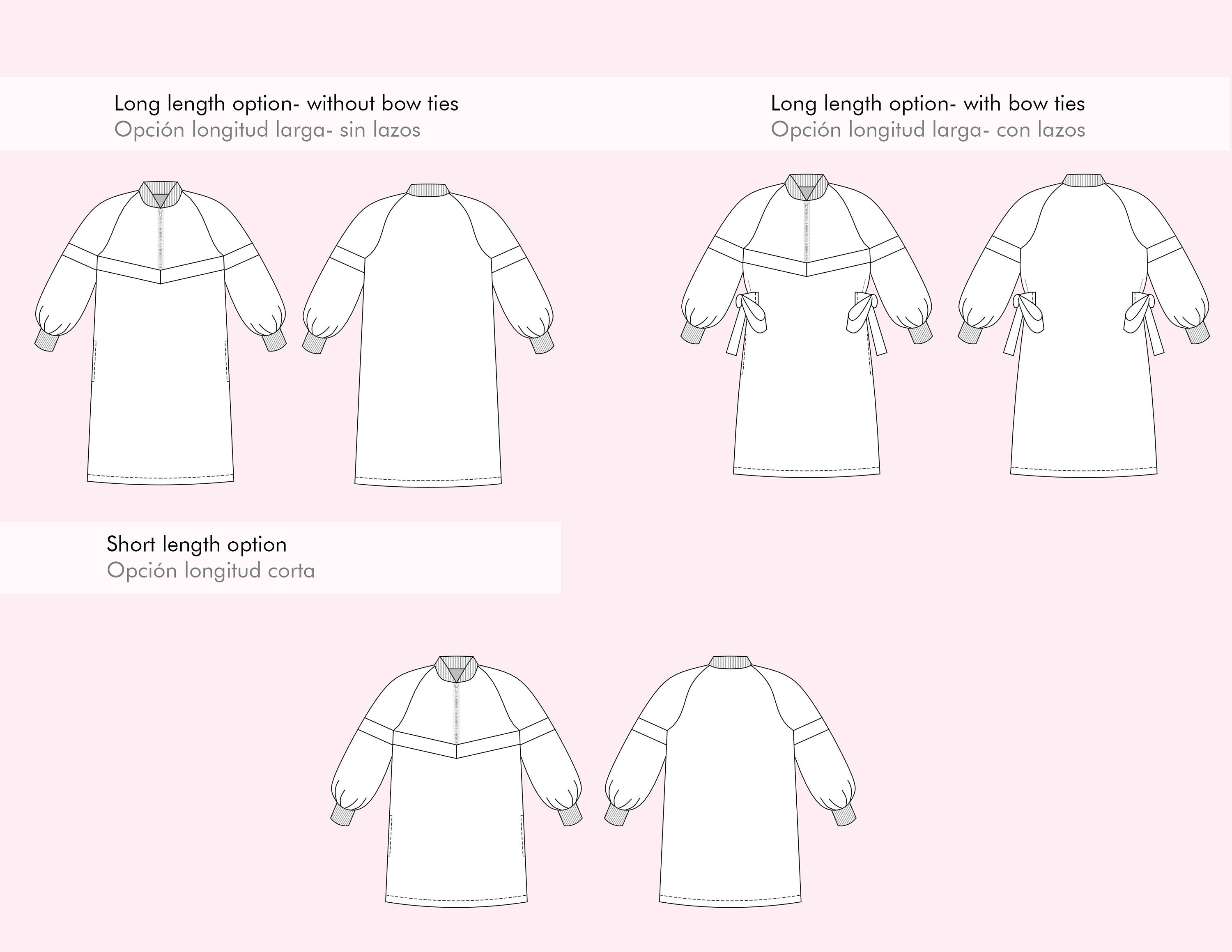 RAGLAN Dress PDF Sewing Pattern With Illustrated Sewing Instructions ...