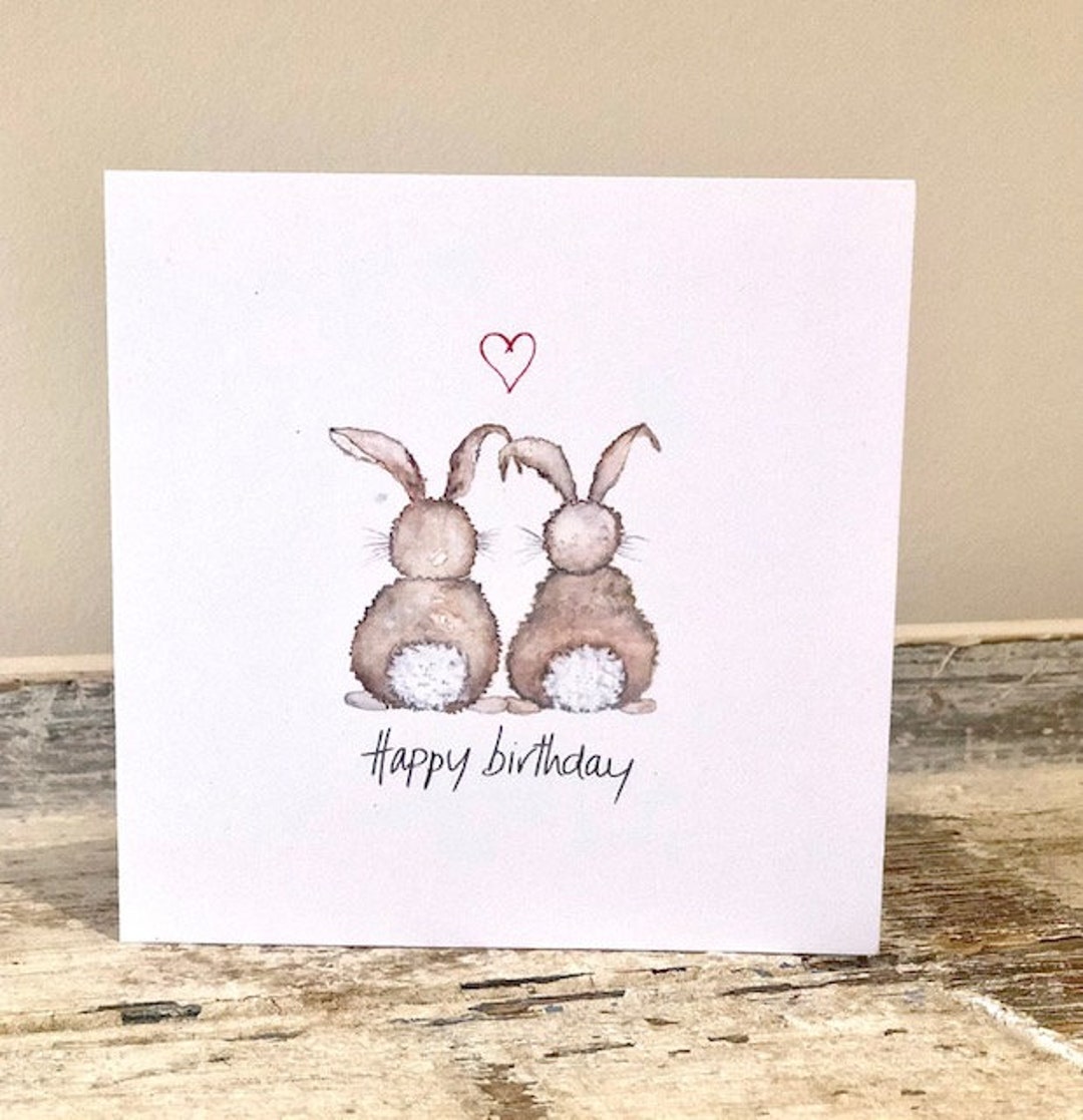 Happy Bunny Birthday Cards