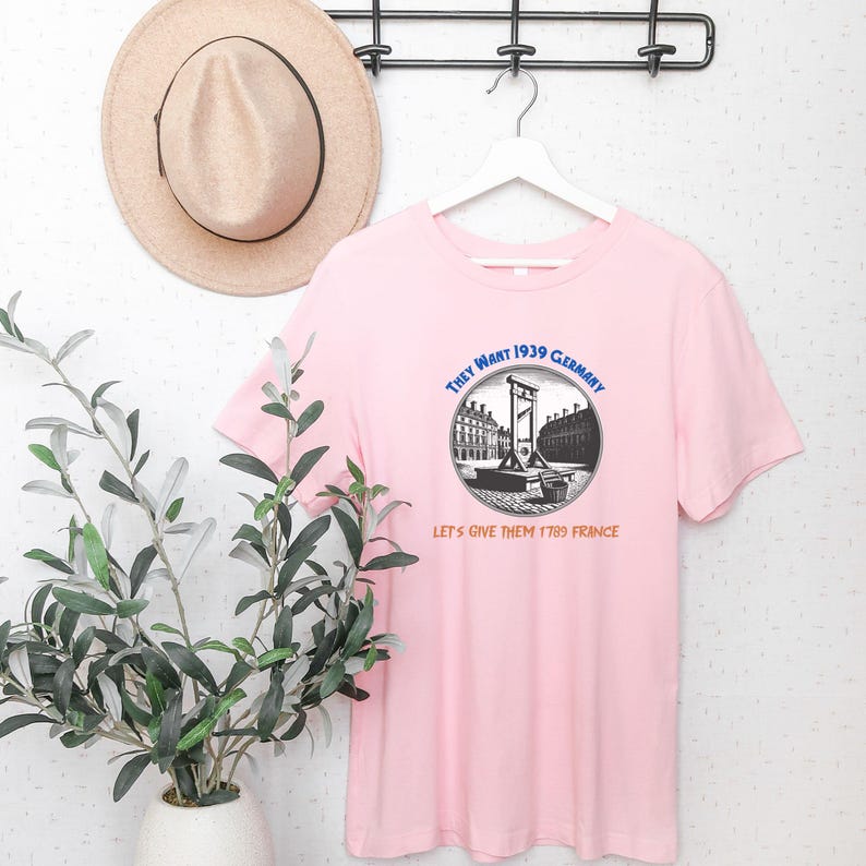 Guillotine French Revolution Protest Tee, Eat the Rich, No Kings ...