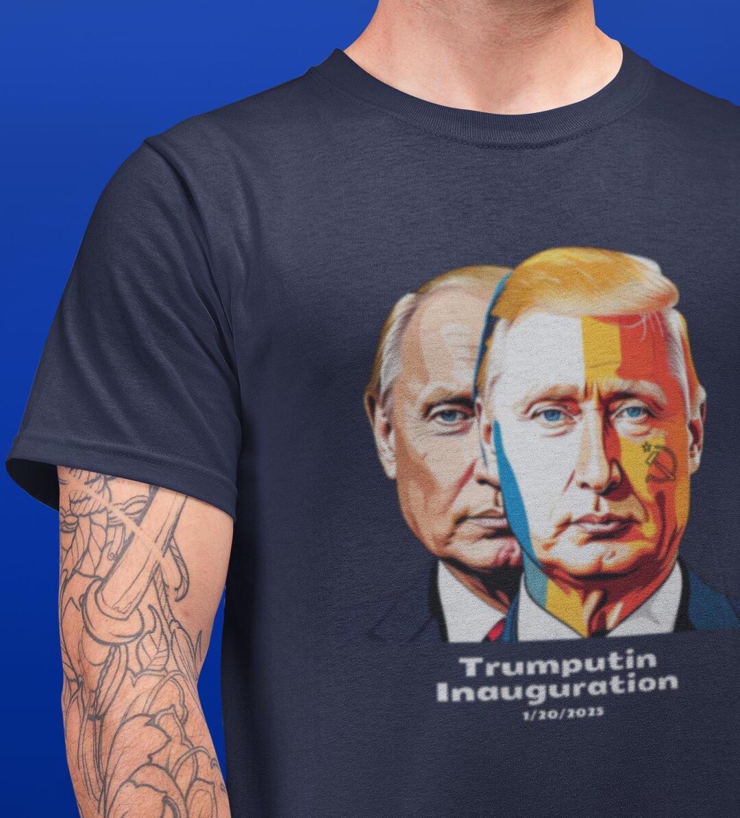 Trumputin Inauguration Tshirt, Inaugural Shirt, Putin Trump, Anti ...