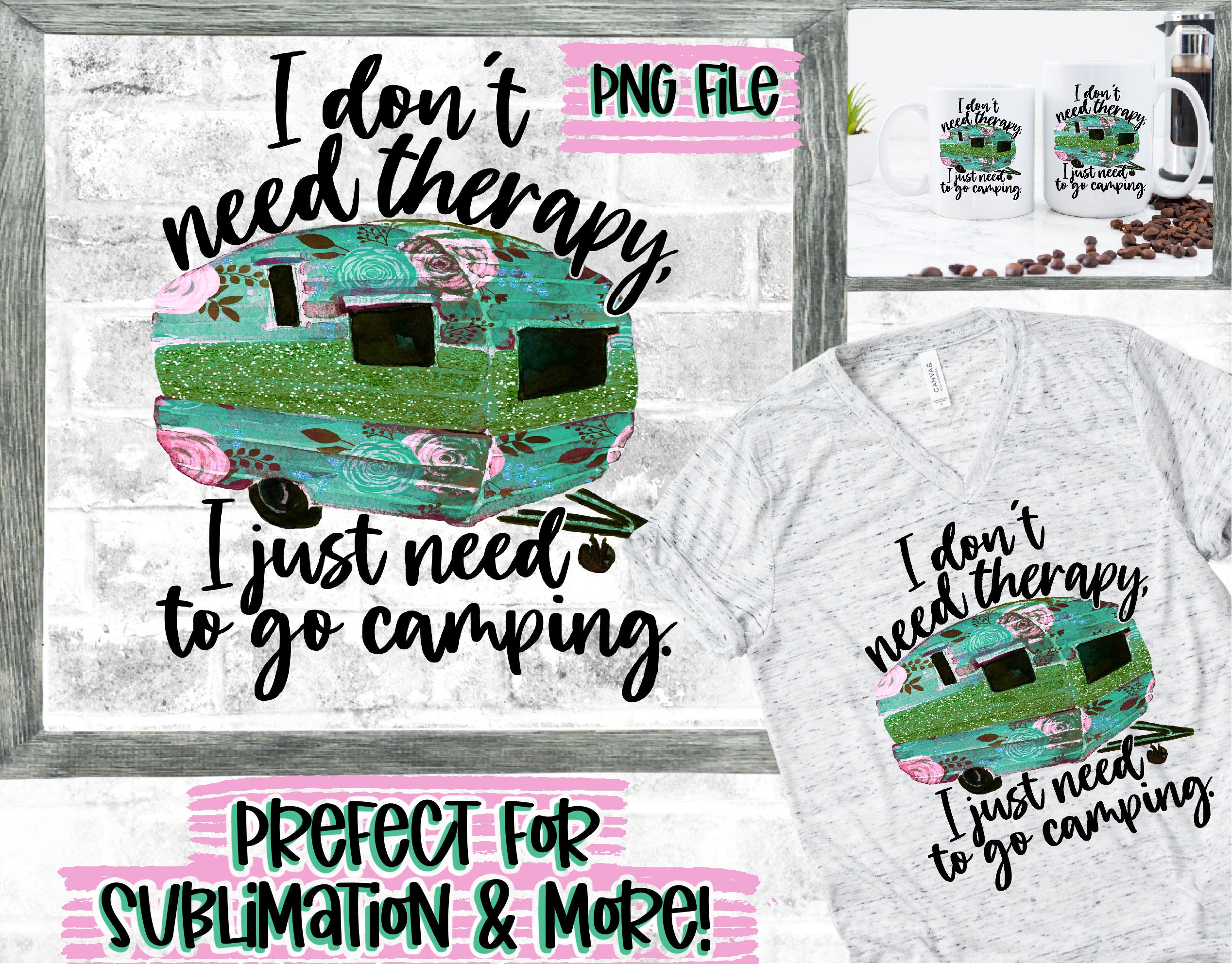 PNG File-digital Download i Dont Need Therapy I Just | Etsy