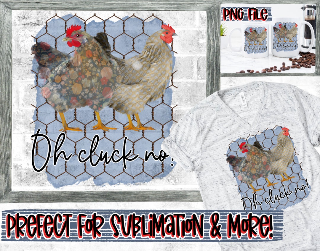 Png Archivo Oh Cluck No Patrón Navy Floral Chicken Wire /Rooster ...
