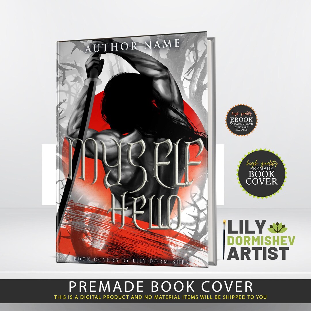 Asian Warrior Fantasy Premade Book Cover – Paperback Ebook Design ...