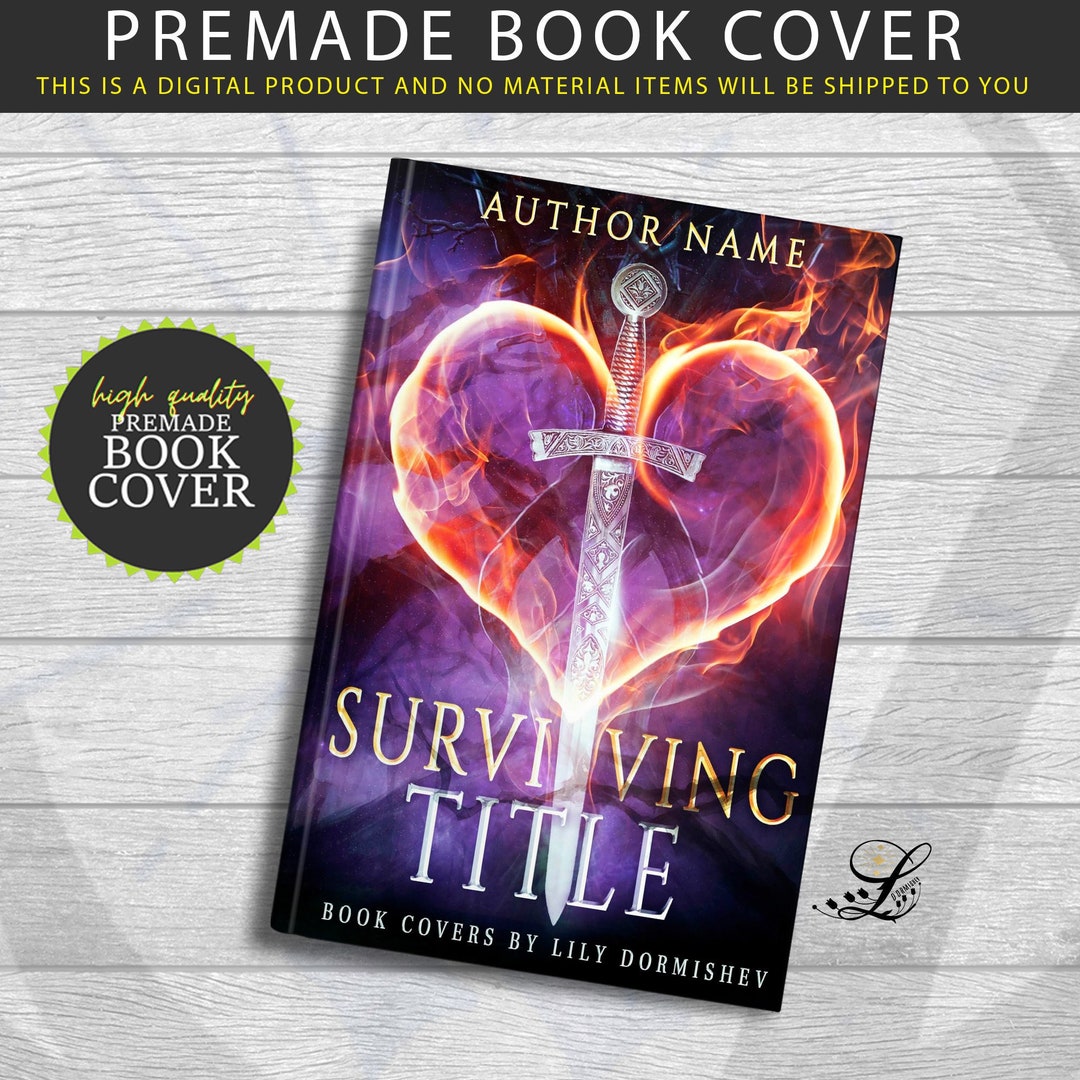 Romance Sword Premade Fantasy Book Cover , Book Cover Print , Ebook ...