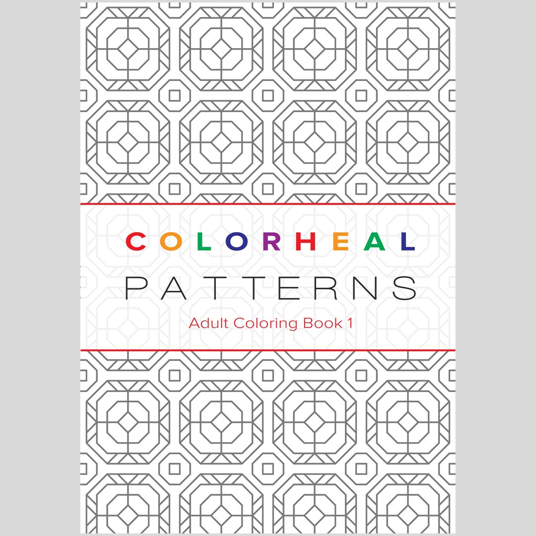 PATTERNS Coloring Book 1 Digital Book New Edition - Etsy