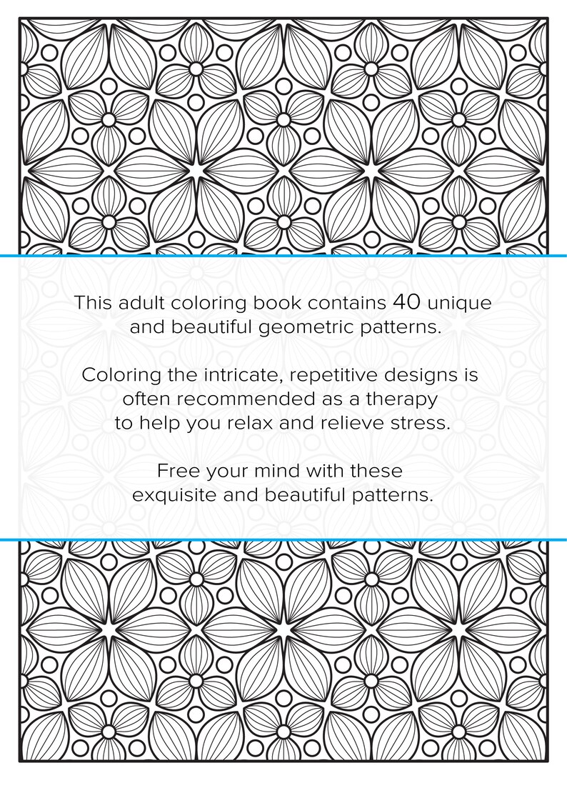 PATTERNS Coloring Book 6 Digital Book New Edition - Etsy