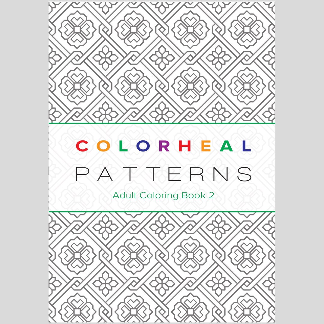 PATTERNS Coloring Book 2 Digital Book New Edition - Etsy