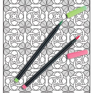 PATTERNS Coloring Book 6 Digital Book New Edition - Etsy