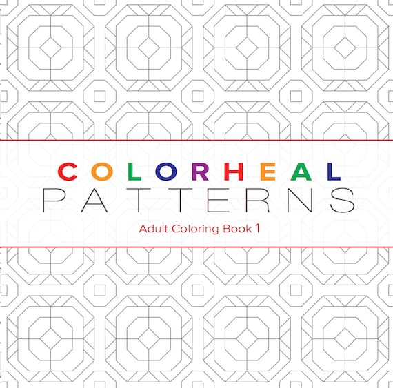 PATTERNS Adult Coloring Book 1 | Etsy