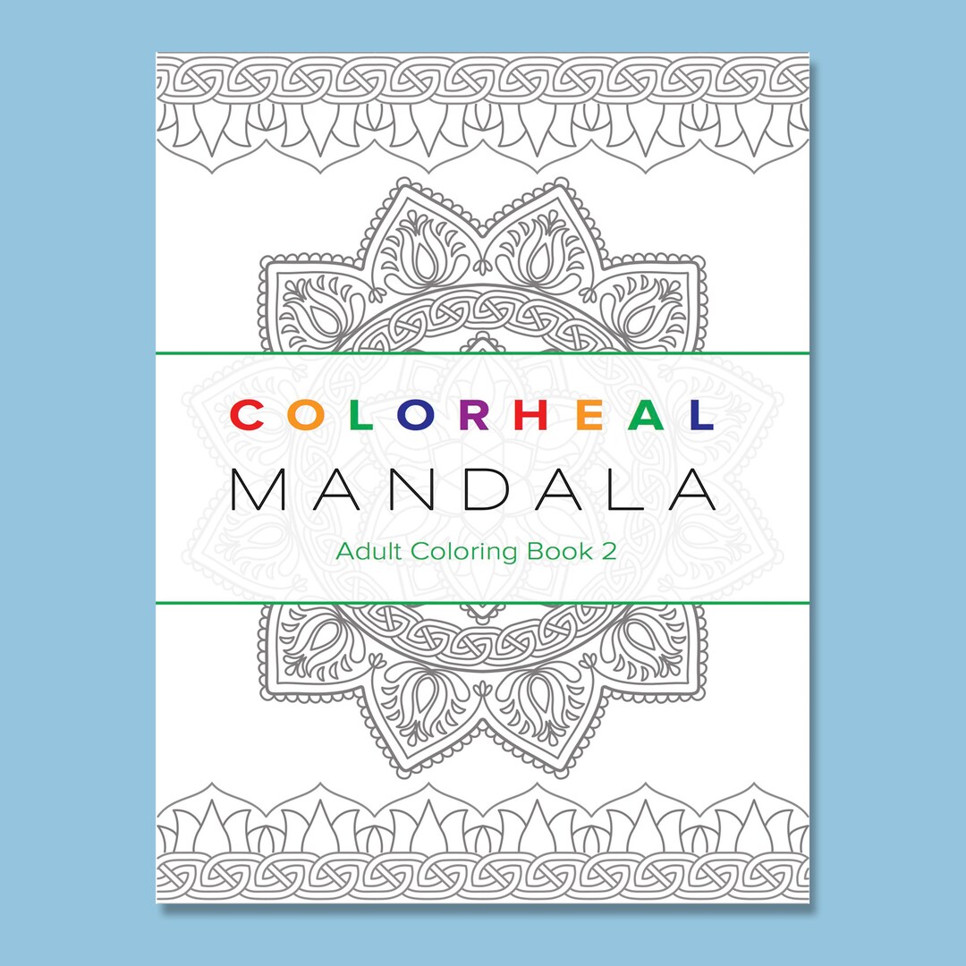 MANDALA Coloring Book 2 Digital Book New Edition - Etsy