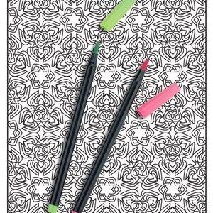 PATTERNS Coloring Book 6 Digital Book New Edition - Etsy