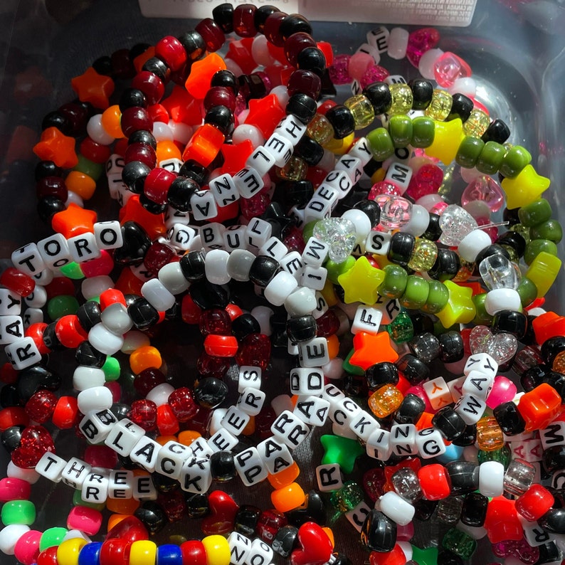 Lucky 5 Random MCR Themed Bracelets - Etsy