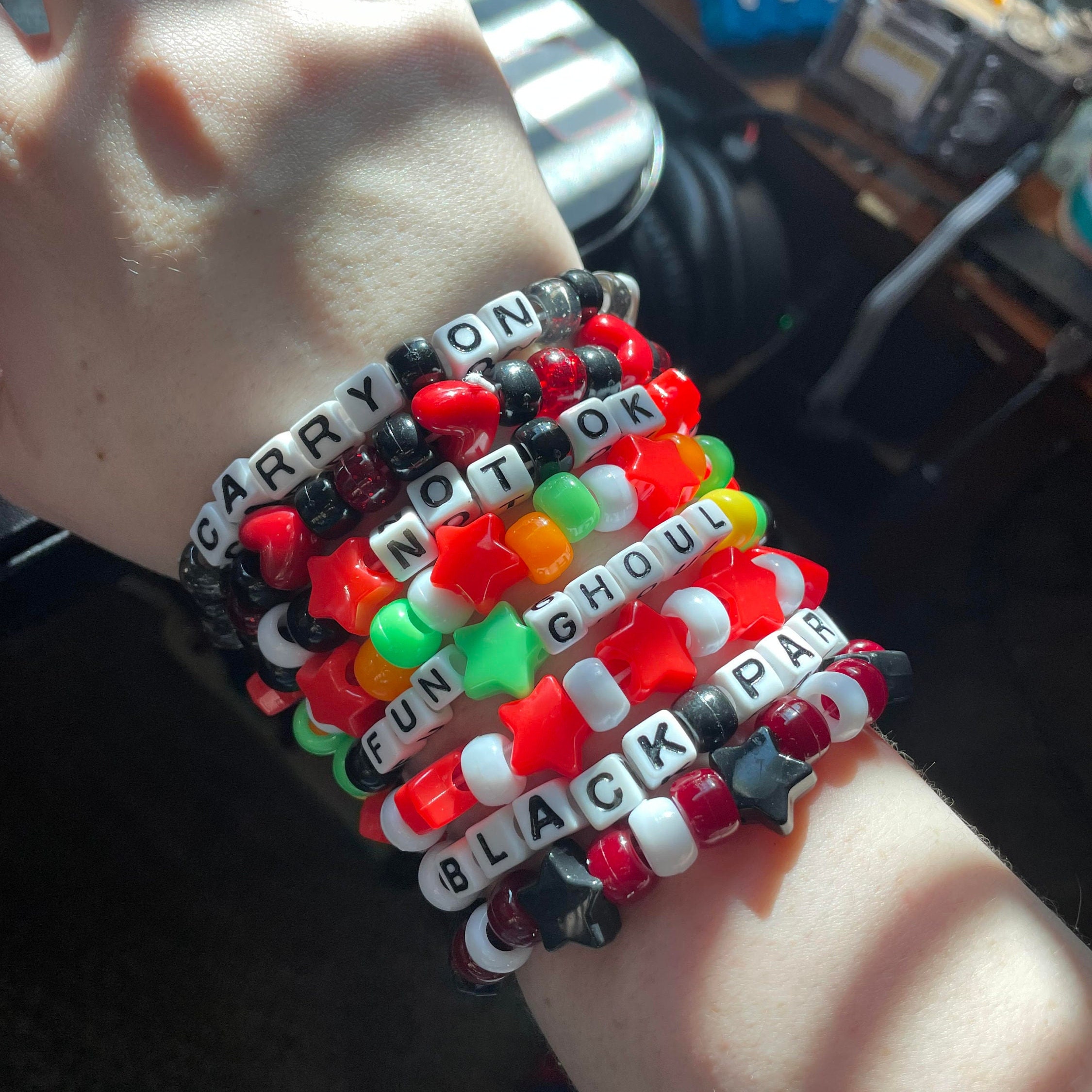 Lucky 5 Random MCR Themed Bracelets - Etsy