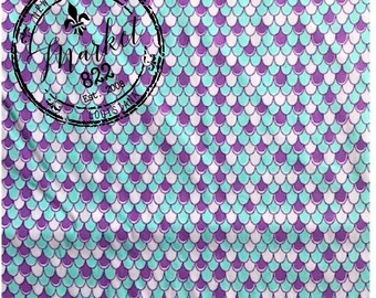 Colorful Mermaid Scales Fabric Multicolor Mermaid Scales by - Etsy