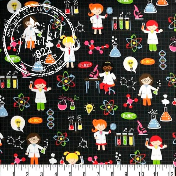 Science Fabric - Etsy