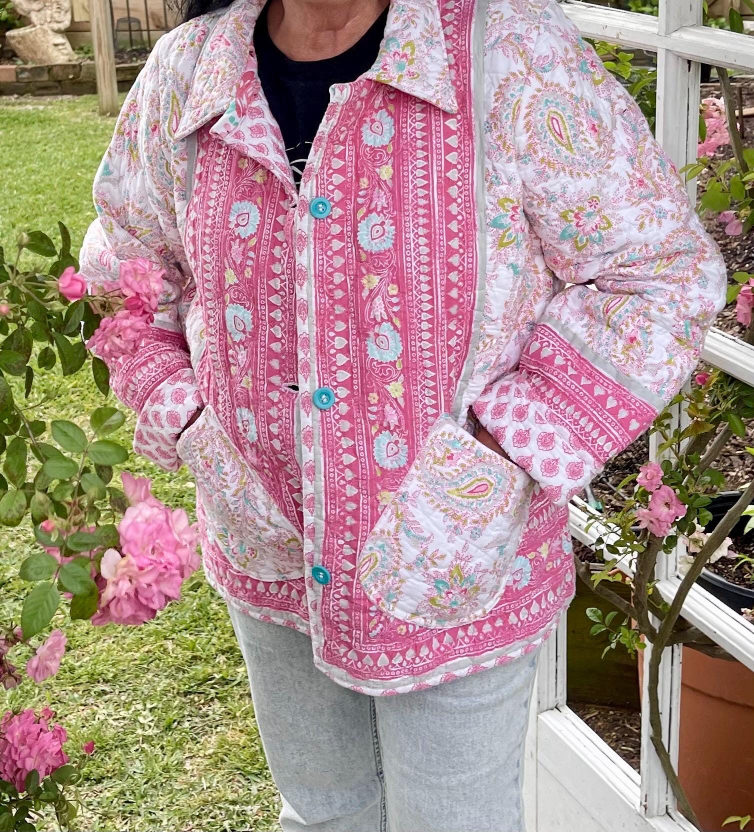 QUILT JACKET, Handmade Repurposed Quilt Jacket - Etsy