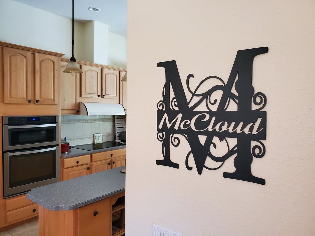 Personalized Steel Monogram - Etsy